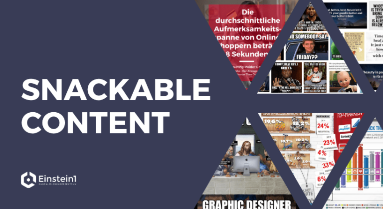 Snackable Content: Leicht verdauliche Inhalte für dein Marketing