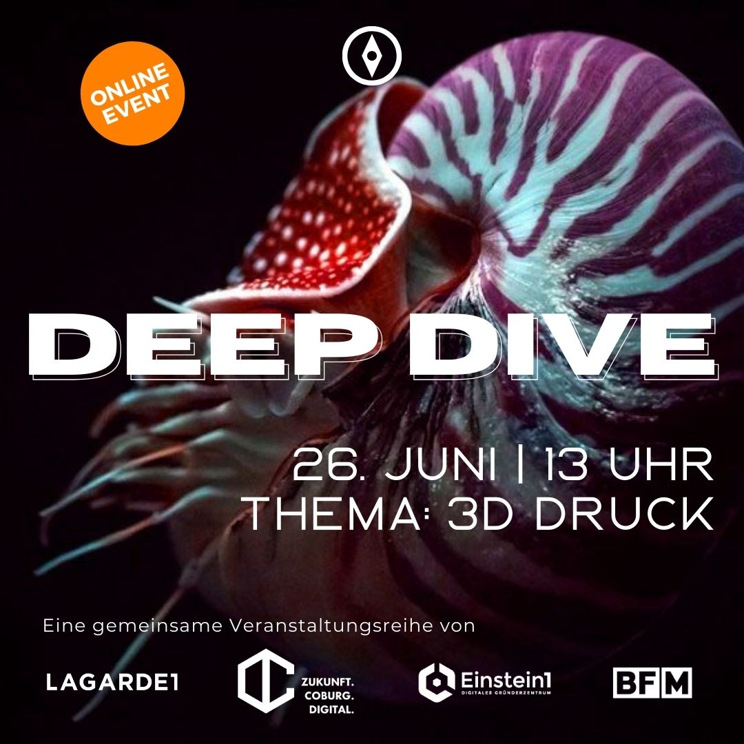 DEEP DIVE: 3D-Druck | Online-Event | Einstein1